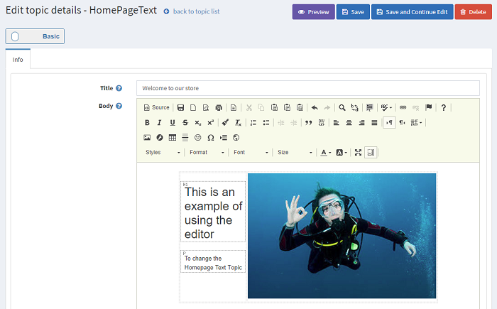 CKEditor - Rich Text Editor Plugin - nopCommerce
